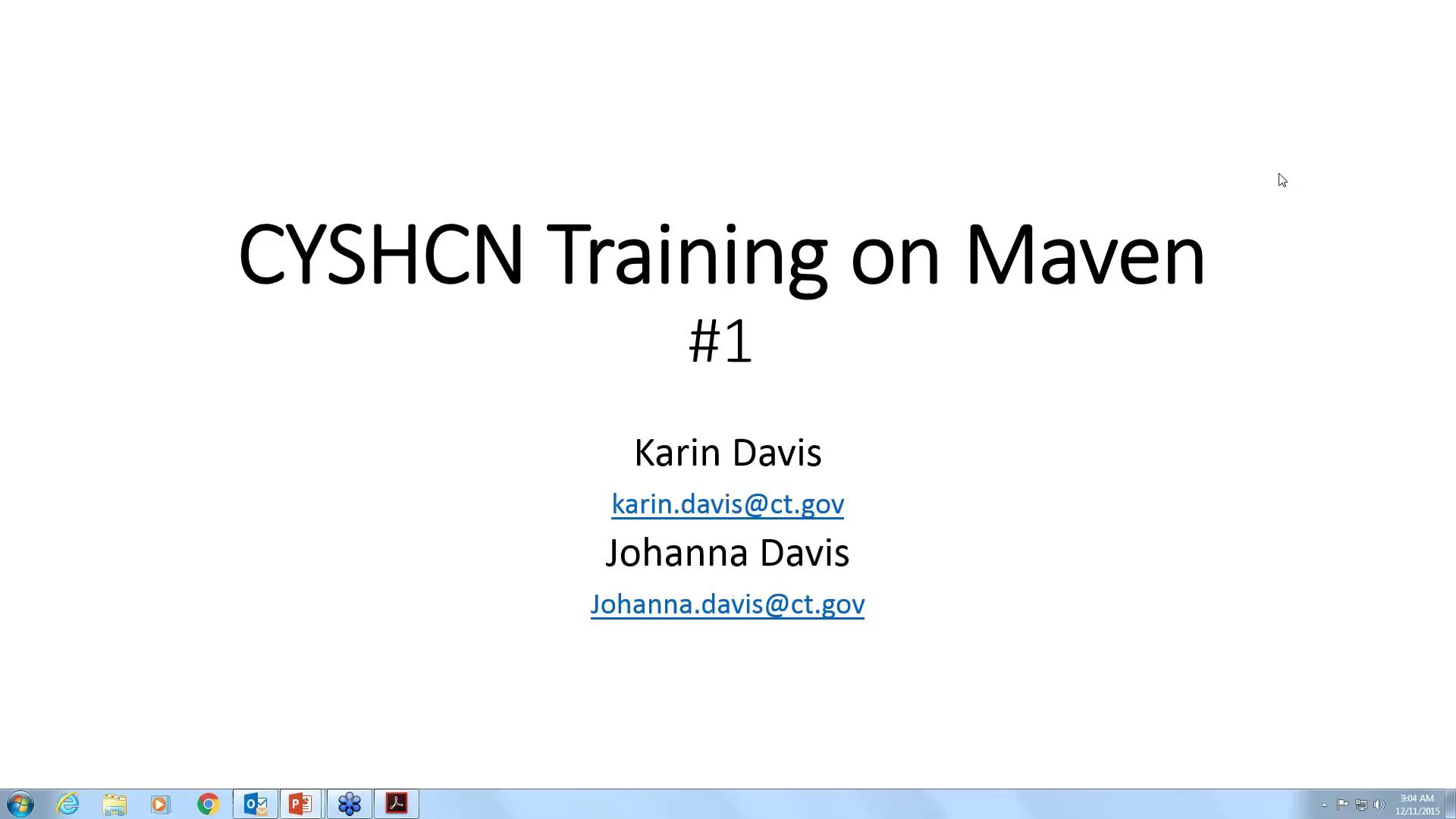 Maven Training